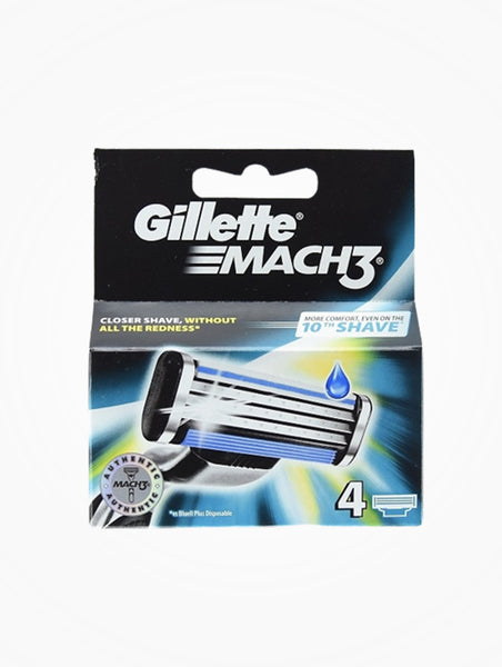Gillette Mach 3 Cartridges 4s – Supiripola