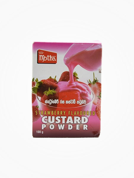Motha Custard Powder Strawberry 100g – Supiripola