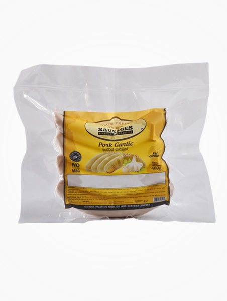 Pussalla Pork Garlic Sausage 400G – Supiripola