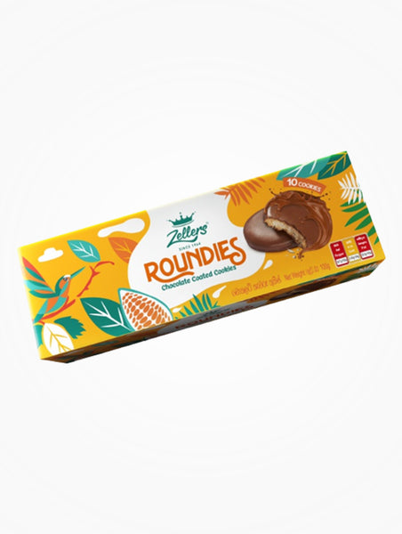 Zellers Roundies Chocolate Coated Cookies 100g – Supiripola